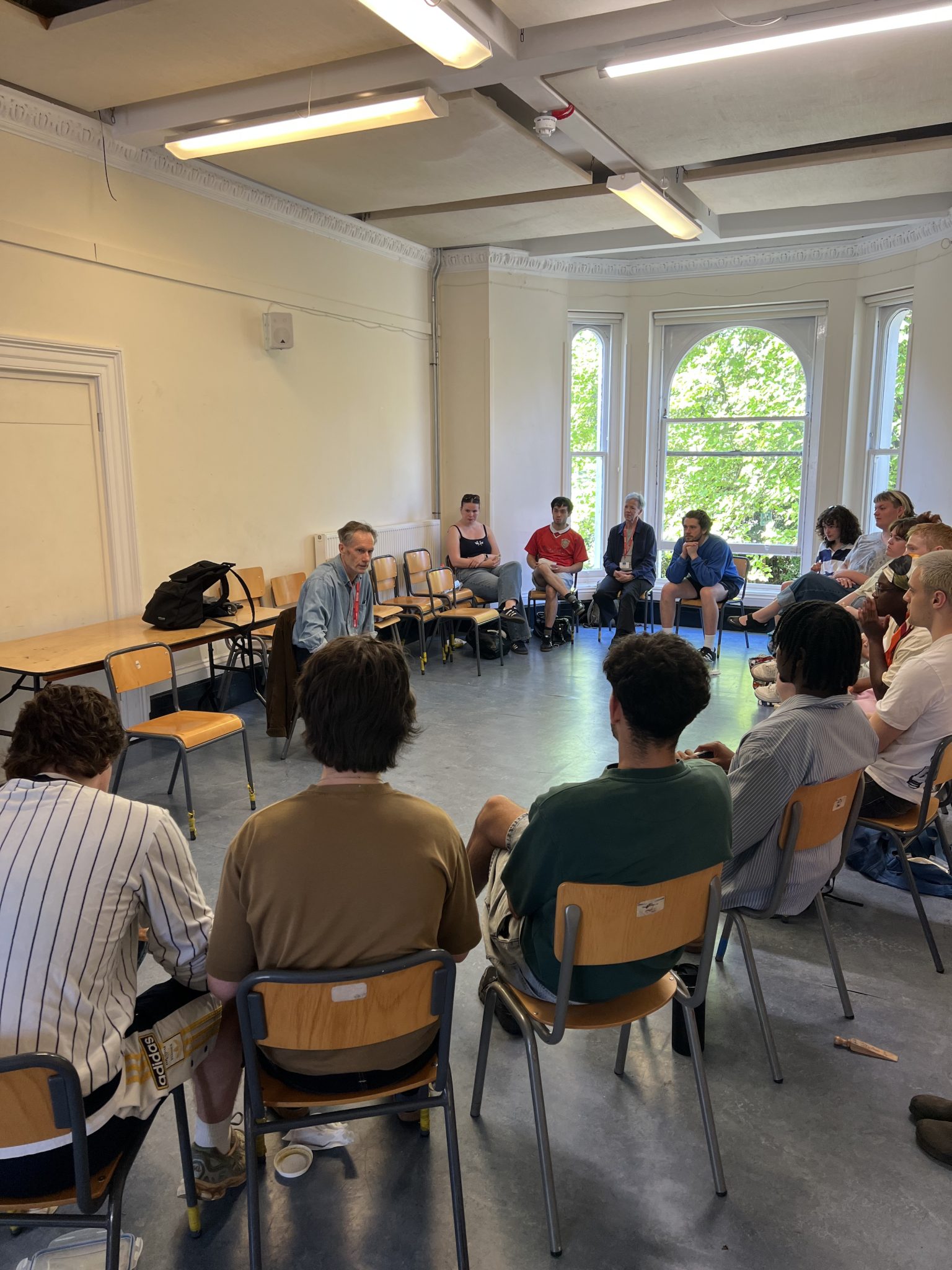 Red Dead Alum visits current students - Bristol Old Vic Theatre School